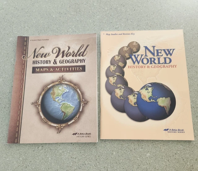 ABEKA NEW WORLD History Geography Maps Activities Books Grade 6 $16.40 ...