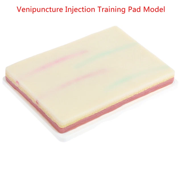 VENIPUNCTURE INJECTION PRACTICE Model Silicone Human Skin Suture ...