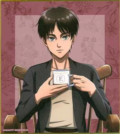 ATTACK ON TITAN nice Eren Yeager Shikishi Card toy Collection happy F3 ...