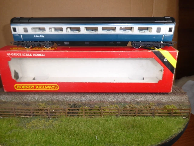 HORNBY 00 GAUGE BR Mk 3 HST Open Second Coach - R439 - BR Blue Livery ...