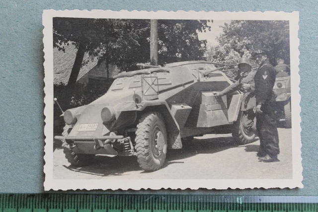 FOTO PHOTO 238916 Panzerwagen Panzerspähwagen 4-Rad Funk SKDFZ ...