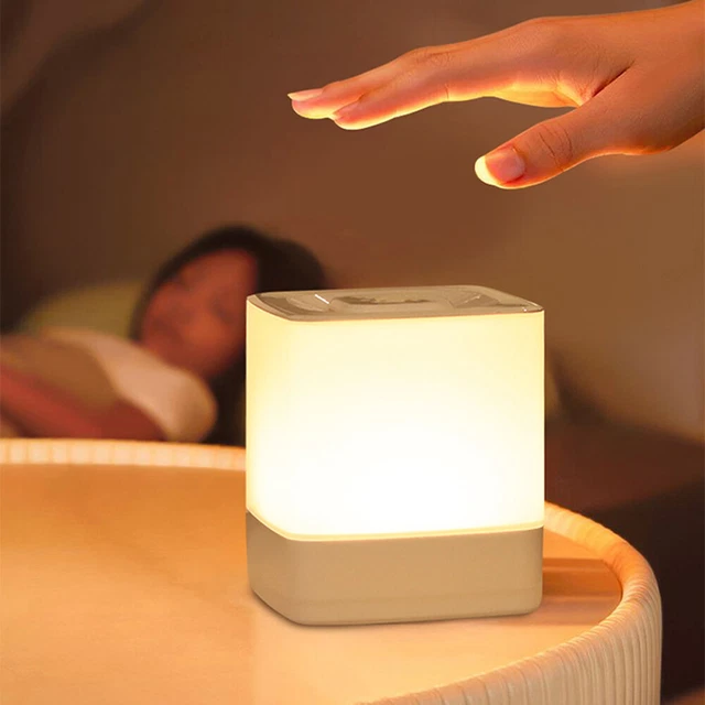 TOUCH SENSOR NIGHT Light USB Plug LED Bedside Desk Table Lamp Dimmable ...