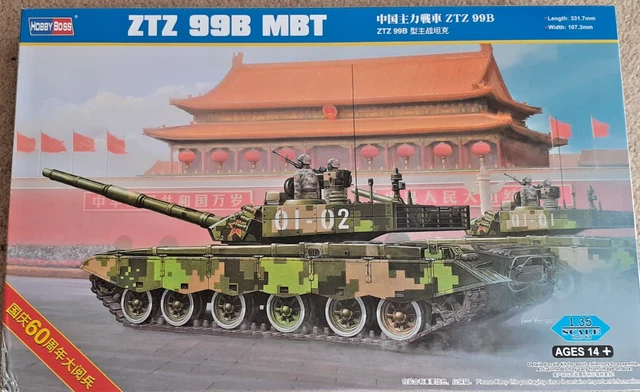 HOBBYBOSS 82440 ZTZ 99B Main Battle Tank Vehicle Model Kit £16.13 ...