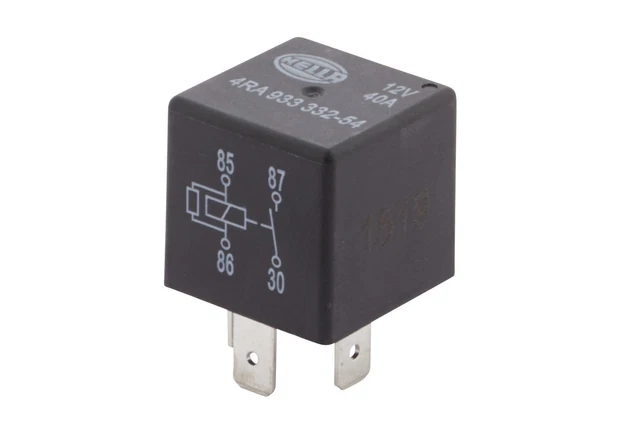 HELLA RELAY, MAIN current 12V 4-pin connector S2 B 4RA 933 332-541 £6. ...