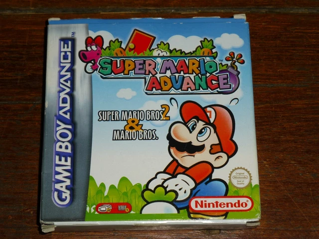 SUPER MARIO ADVANCE, Super Mario Bros. 2 & Mario Bros pour Gameboy ...