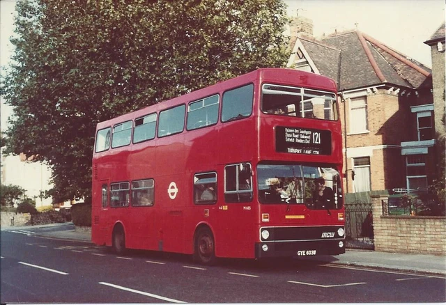 LONDON BUS PHOTO - M603 (AD) route 121 £0.50 - PicClick UK