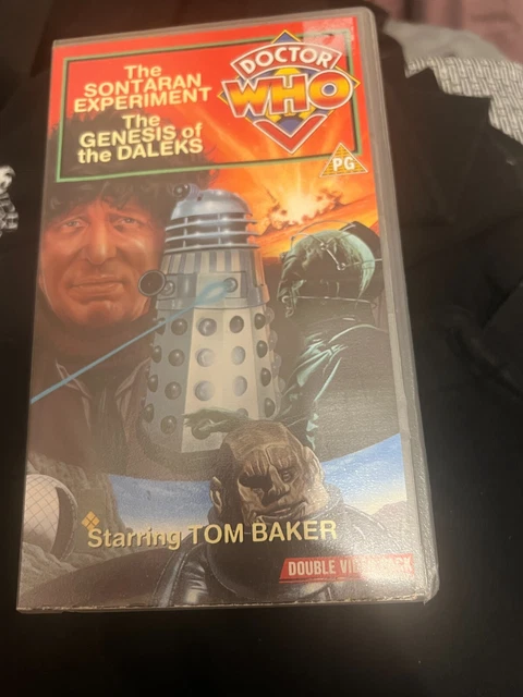 DOCTOR DR WHO Bbc Vhs Double Pack Video - Sontaran Experiment/Genesis ...
