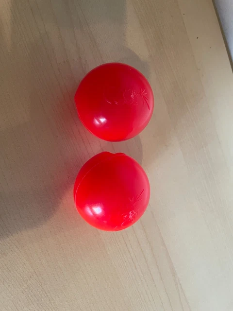 2 X VINTAGE Comic Relief Plastic Red Nose Day Red Nose 1989 Novelty ...