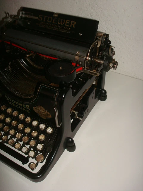 MACCHINA DA SCRIVERE D'epoca Antica E Rara - Stoewer Record Anno 1913 ...