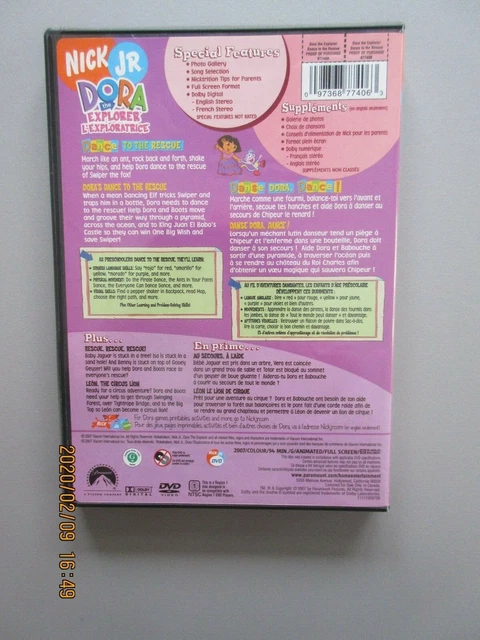 DORA THE EXPLORER - Dance to the Rescue (DVD, 2007, Canadian French ...
