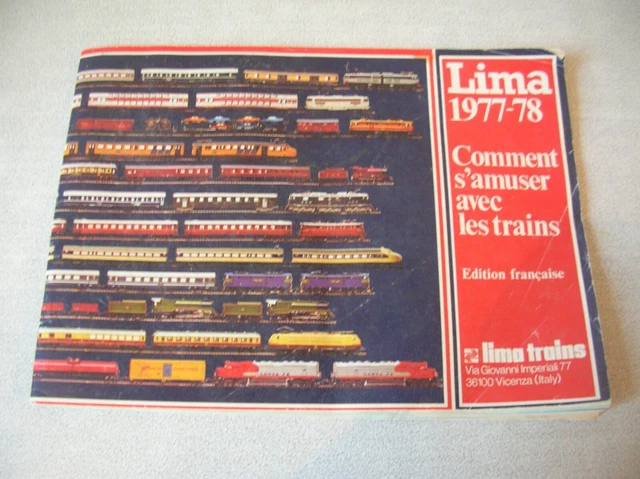 ANCIEN CATALOGUE LIMA Trains 1977-78 français petit train électrique ...
