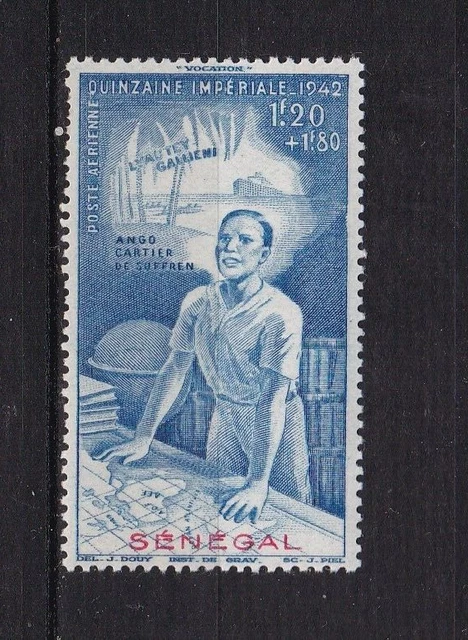 TIMBRE COLONIES FR .Senegal 1942 Poste Aerienne N° 21-N**.Tb-Voir Scan-Z091 EUR 1,00 - PicClick FR
