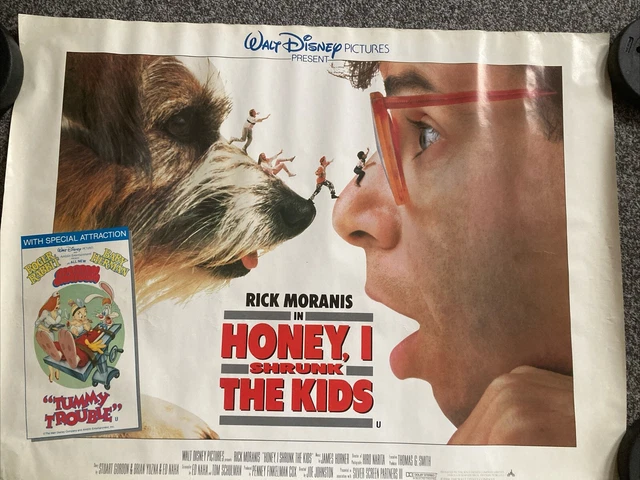 HONEY I SHRUNK THE KIDS 1989 Original UK Quad Cinema Film Poster Rick ...