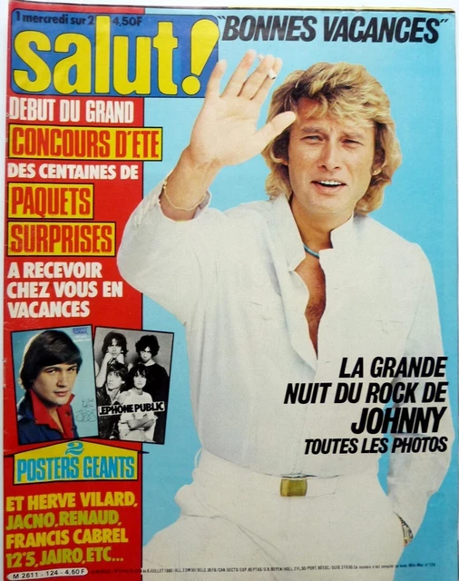 JOHNNY HALLYDAY / Joelle Mogensen = Coupure De Presse 4 Pages 1980 ...