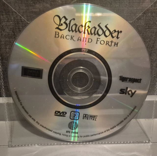 BLACKADDER BACK AND Forth DVD, Disc Only In Plastic Sleeve £1.99 ...