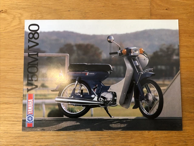 GENUINE YAMAHA V50M/V80 Motorcycle Range Sales Brochure (123) £4.31 - PicClick UK