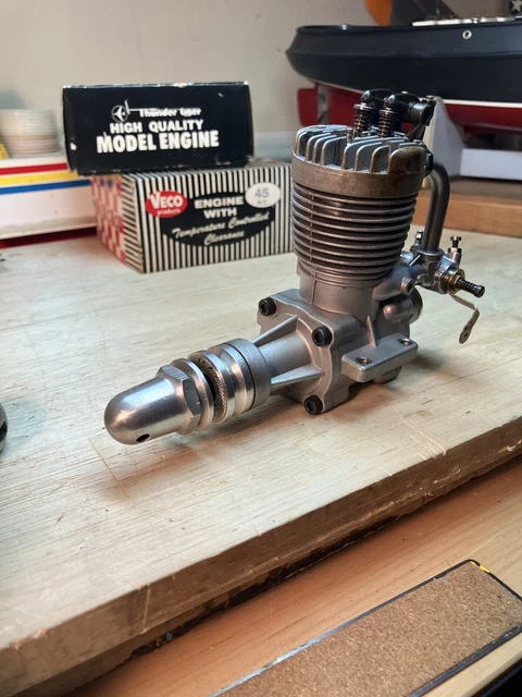 NEW (?) O.S. 60 Open Rocker Four Stroke Vintage R/c Model airplane ...