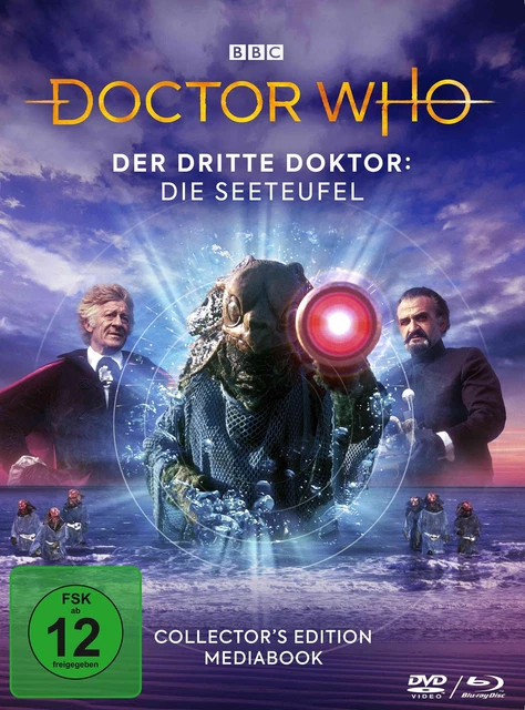 DOCTOR WHO: DER Dritte Doktor - Die Seeteufel - Mediabook (Blu-ray) (US ...