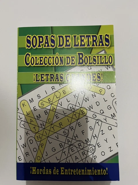 SOPAS DE LETRAS Sopa De Letras En Espanol Letra Grande Spanish EUR 14 ...