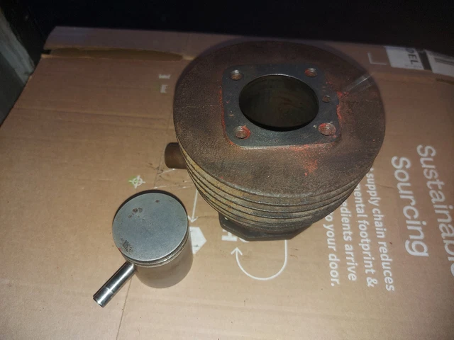 NEW HUDSON AUTOCYCLE engine villiers 2F 98cc barrel and piston £45.00 ...