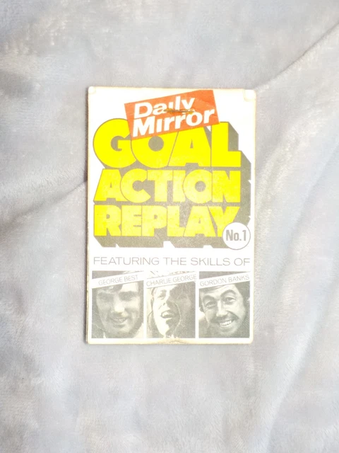 DAILY MIRROR 1970’S Football Goal Action Replay Flip Books X6 Pele Rare ...