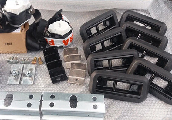 VW TRANSPORTER T5 T6 Kombi Rear Seat Full Kit Floor Brackets 2 +1 Quick ...