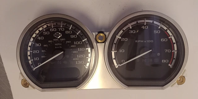 HARLEY DAVIDSON TACHO KMH, ML, RPM METER CVO Touring Street Glide, Road ...