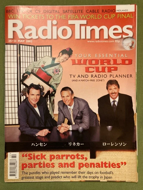 RADIO TIMES. 25-31 May 2002. Mids. World Cup, Davina McCall, Will ...