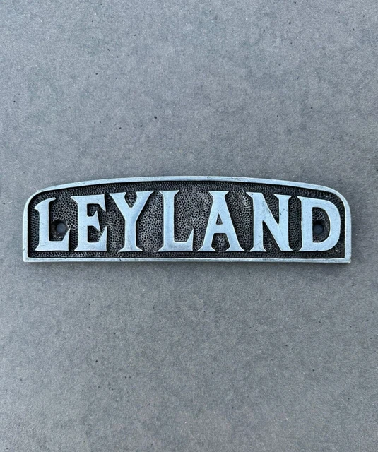 LEYLAND MOTORS BUS Coach Lorry Truck Commercial Radiator Badge Emblem ...