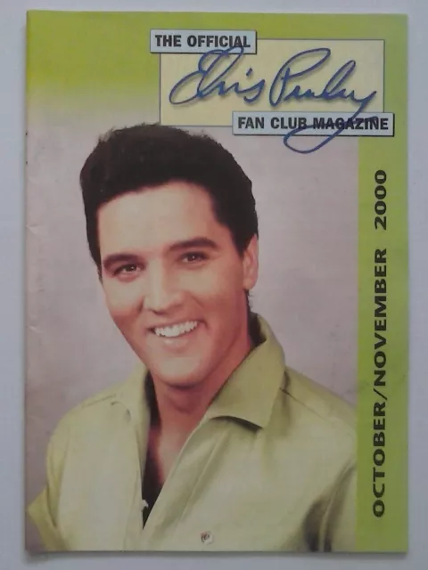 Elvis The Official Elvis Presley Fan Club Magazine October