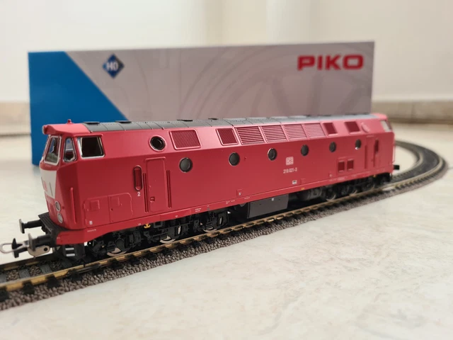 PIKO 59943 SPUR H0 Diesellok Baureihe 219 der DB AG, Neu, OVP, Video ...