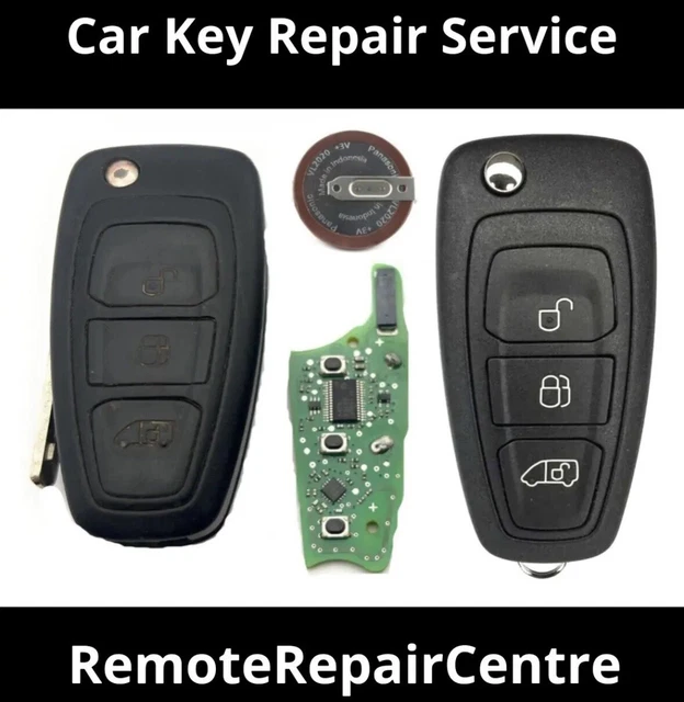 KEY REPAIR FORD Transit Custom MK8 Connect key fob battery case ...