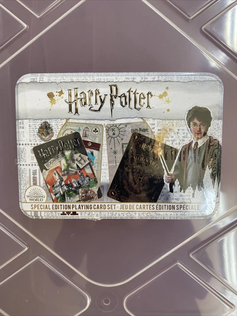 HARRY POTTER: SPECIAL Edition Playing Card Set Wizarding World Tin JEU ...