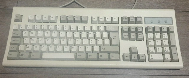 VINTAGE UNIKEY KEYBOARD E8HKB-5923 Mechanical GWC Free Tracked Postage ...