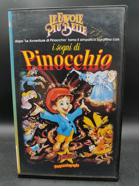 VHS LE FAVOLE Piu Belle I Sogni Di Pinocchio Stardust EUR 25,00 ...