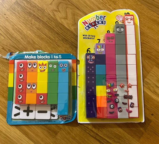 CBEEBIES NUMBERBLOCKS MAGAZINE 1-5 & 6-10 Blocks Toys Brand New £17.00 ...
