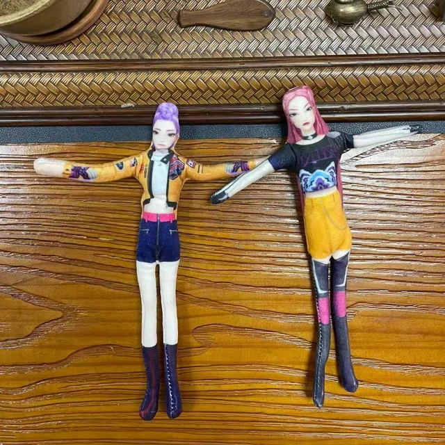 KPOP DEMON HUNTERS Rumi Zoey Mira Plush Dolls Movable Limbs Toys Creative Gift £9.28 - PicClick UK