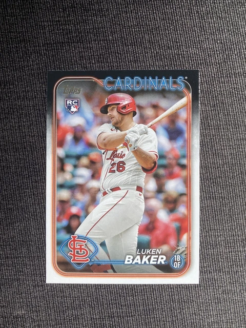 2024 TOPPS LUKEN Baker RC Rookie #207 St. Louis Cardinals Series 1 EUR 1,11 - PicClick IT