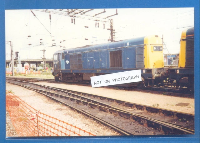 CLASS 20 DIESEL LOCOMOTIVE 20169 AT BESCOT 30/8/92.PHOTOGRAPH 10 x ...