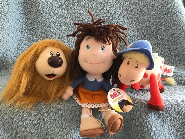 MAGIC ROUNDABOUT PLUSH Soft Toy Dougal Florence & Ermintrude Vivid ...
