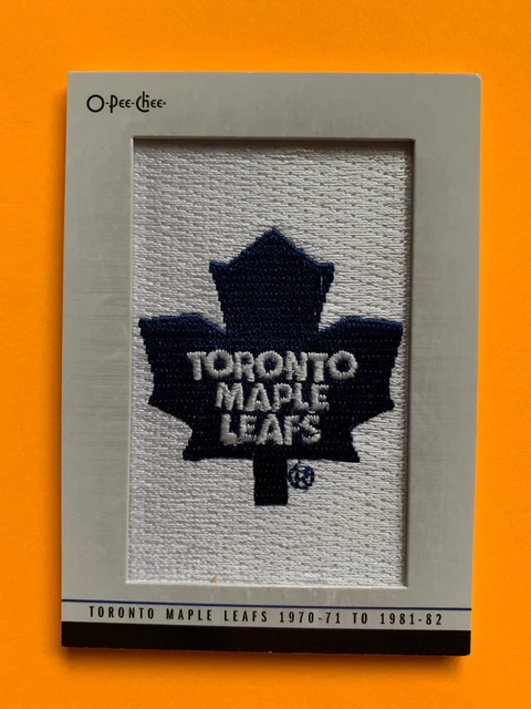 2013-14 O-PEE-CHEE TEAM Logo Patches #144 Toronto Maple Leafs -see ...