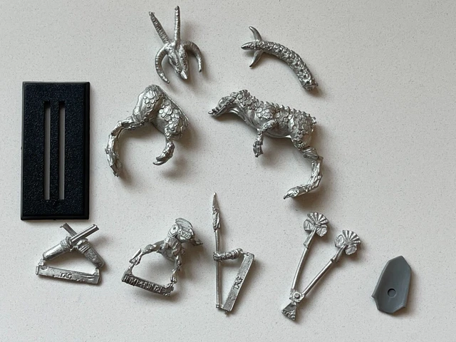 DOGS OF WAR Tichi-Huichi's Lizardmen Skink Raider OOP Metal Warhammer ...