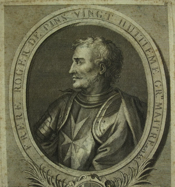 ROGER DES PINSGRAND maître des Hospitaliers ordre Saint-Jean de ...