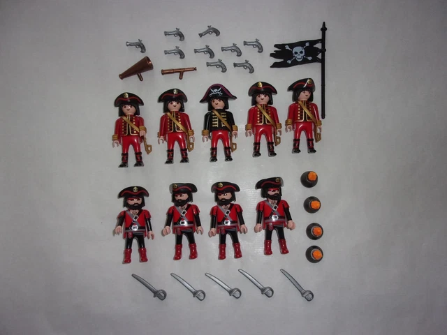 LOT DE PLAYMOBIL * L'armee Des 9 Pirates + Accessoires * EUR 27,00 ...