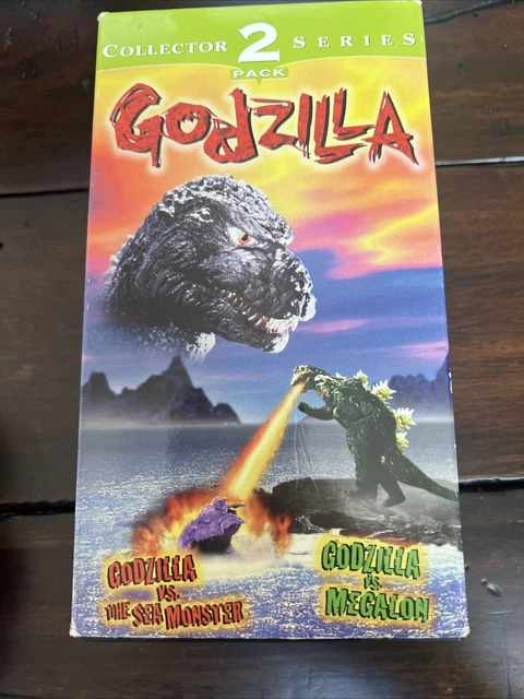 GODZILLA VHS 2-PACK vs The Sea Monster & Godzilla vs Megalon Gojira ...