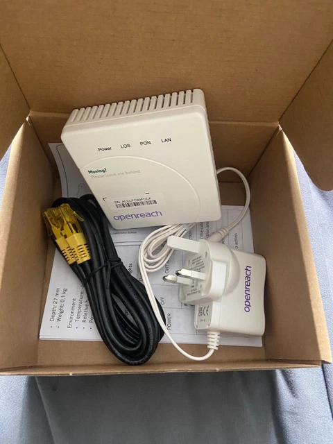NOKIA-ONT G-010G-Q OPENREACH Optical Fibre GPON Terminal BNIB With ...