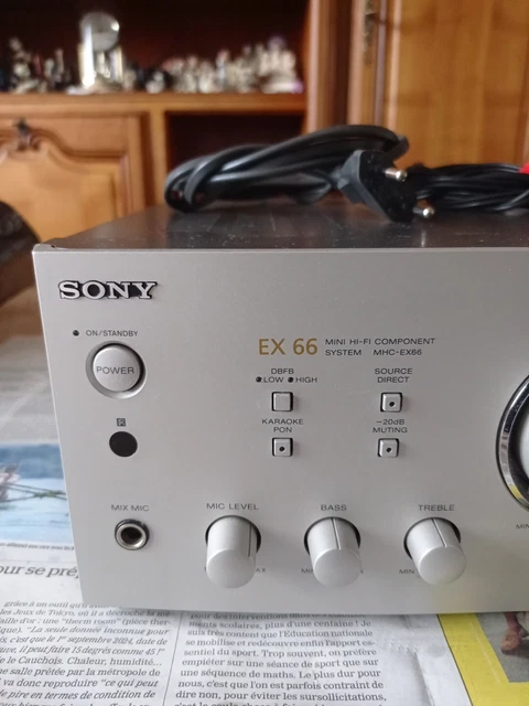 AMPLI SONY EX 66 Mini Hi-Fi Component System MHC-EX66 Vintage EUR 10,00 - PicClick FR
