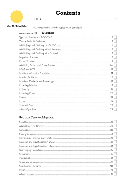 GCSE MATHS AQA Workbook: Foundation: for the 2026 and 2027 Exams £11.02 ...