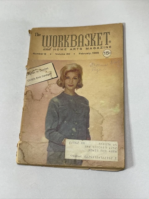 WORKBASKET MAGAZINE FEBRUARY 1965 Home and Needlecraft Ideas and ...