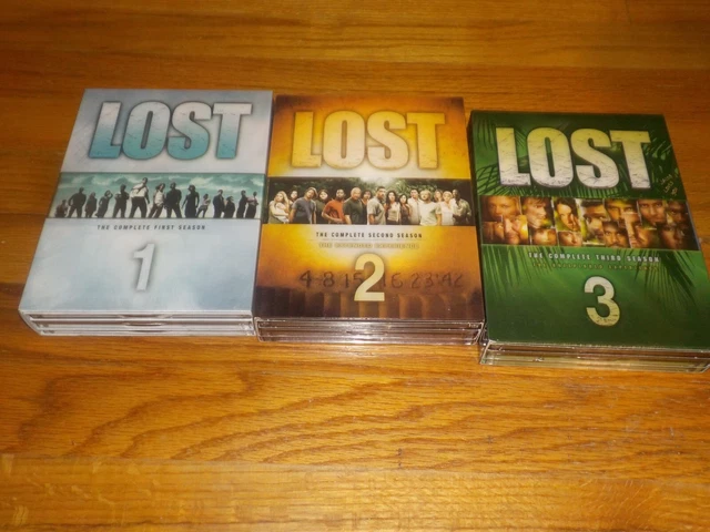LOST THE COMPLETE First, Second & Third Seasons DVD The Extended ...